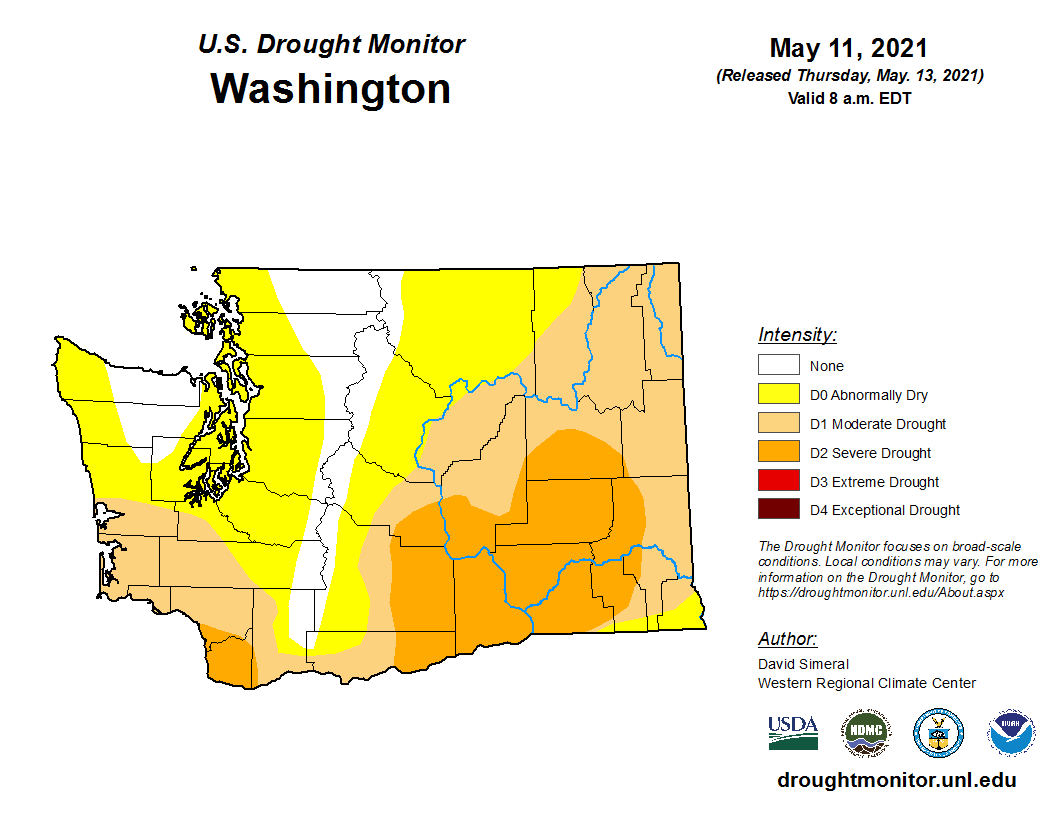 Rain comes on Tuesday as Puget Sound lowlands precipitation deficit ...