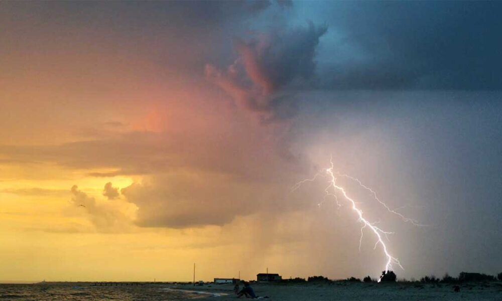 Things could go boom today with a possibility of thunderstorms over the ...