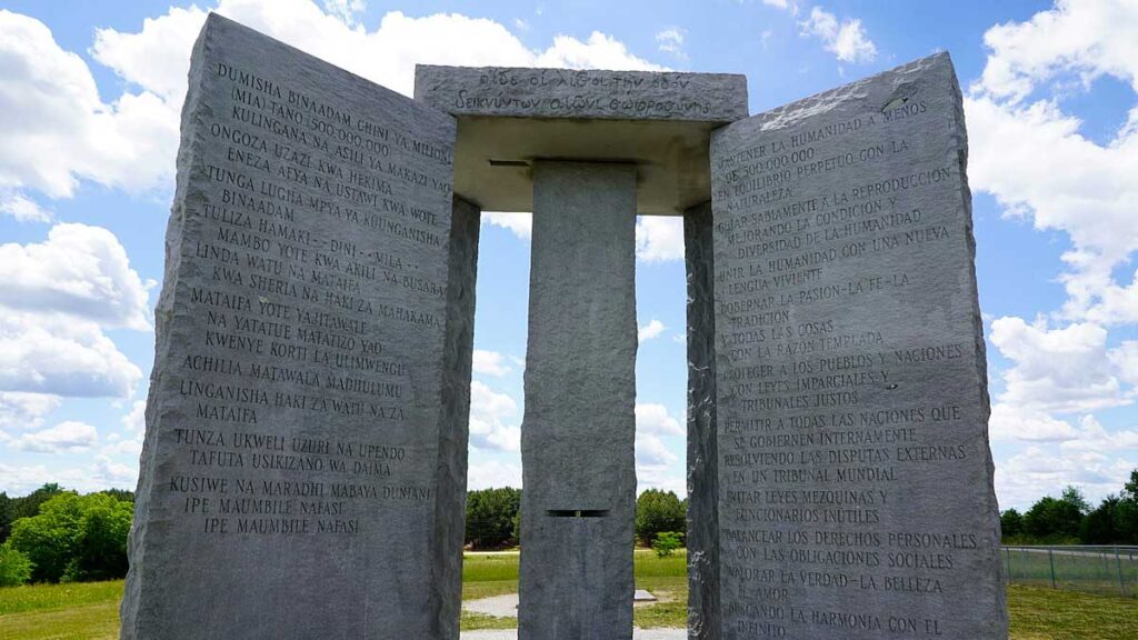 Controversial Cold War Inspired Georgia Guidestones Damaged in Bombing ...
