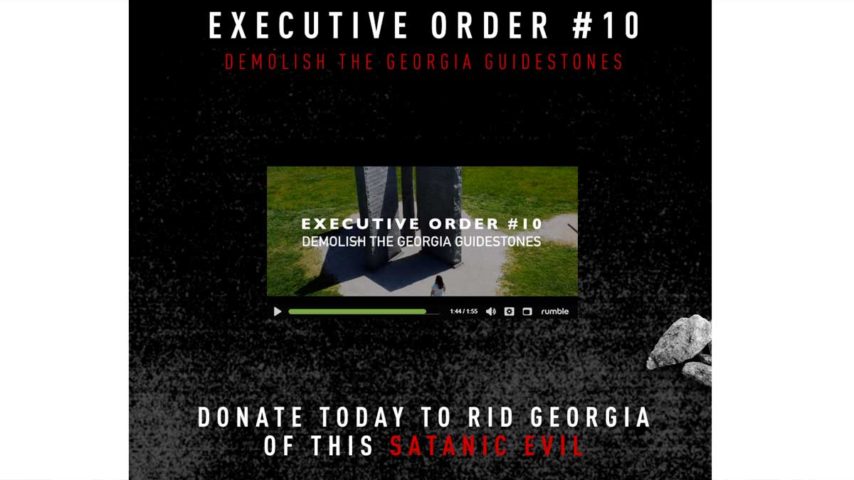 Controversial Cold War Inspired Georgia Guidestones Damaged in Bombing ...